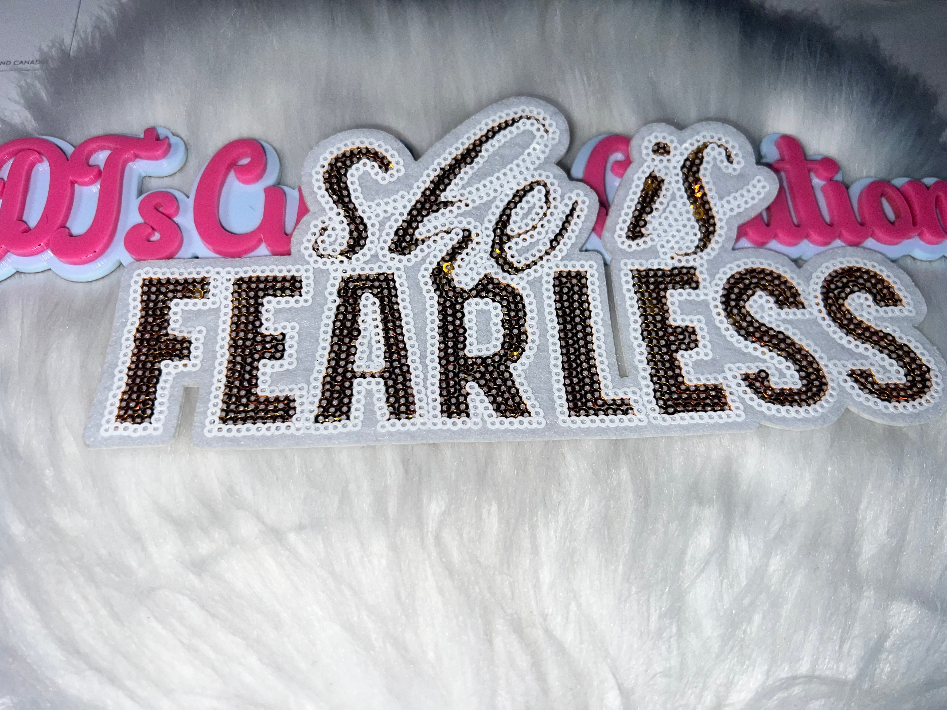 🤎 She Is Fearless Patch (Iron-On) – DT’s Custom Creations